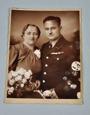 Regimentals | GERMAN WWII ALLGEMEINE SS WEDDING PHOTOGRAPH.