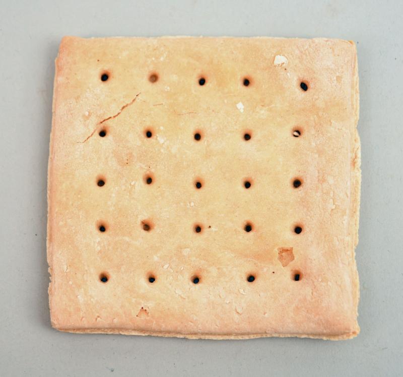 Regimentals | BRITISH WWI HARD TACK BISCUIT.