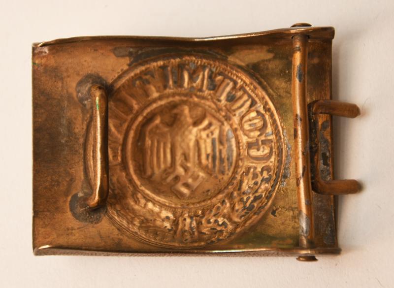 Regimentals | GERMAN WWII KRIEGSMARINE ENLISTED RANKS BUCKLE IN GILDED ...