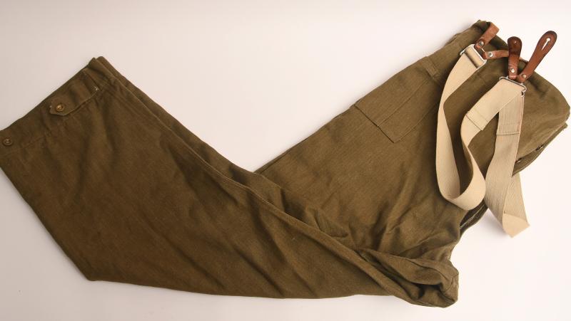 Regimentals | BRITISH WWII DENIM COMBAT TROUSERS.