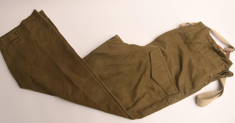 Regimentals | BRITISH WWII DENIM COMBAT TROUSERS.