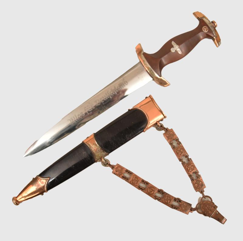 Regimentals | GERMAN WWII NSKK MARINE OFFICERS CHAINED DAGGER.