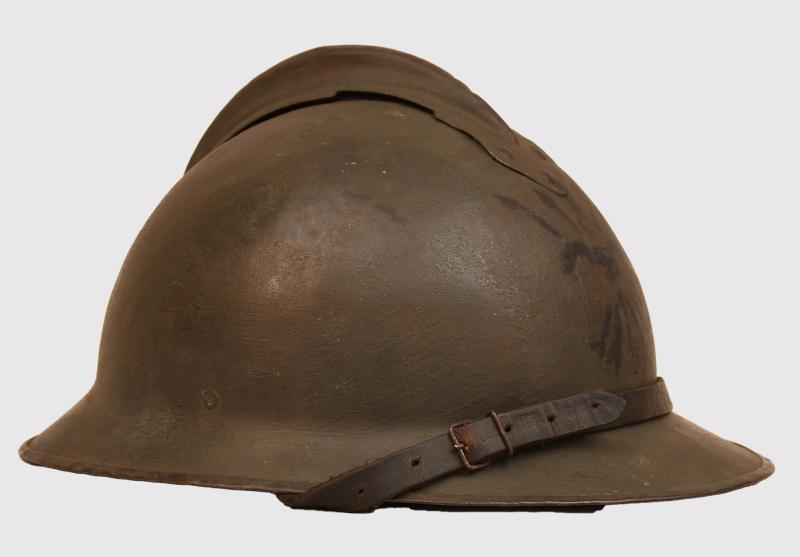 Regimentals | ITALIAN WWI ADRIAN HELMET REUSED IN THE SPANISH CIVIL WAR.