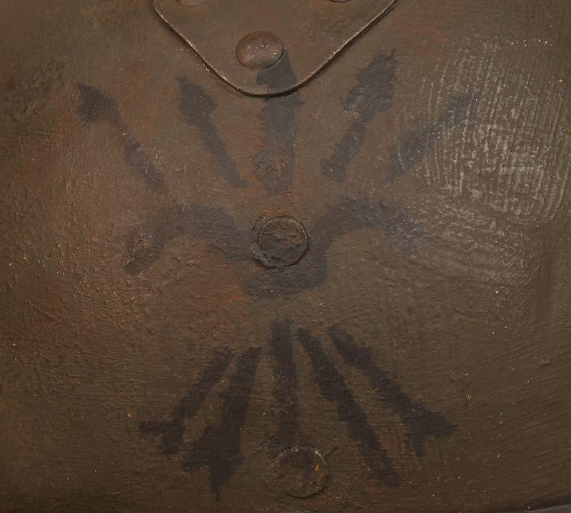 Regimentals | ITALIAN WWI ADRIAN HELMET REUSED IN THE SPANISH CIVIL WAR.