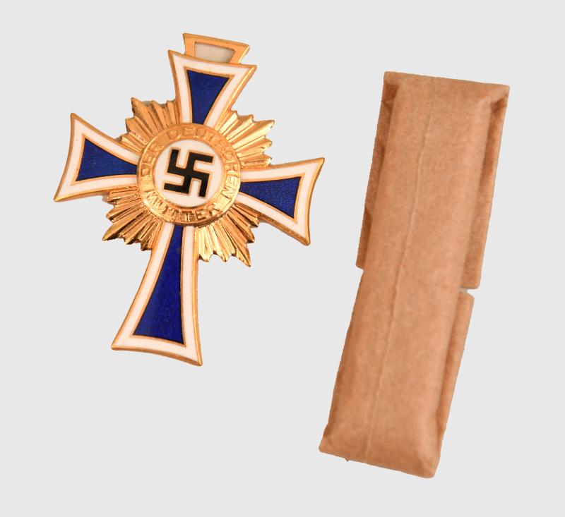 Regimentals | GERMAN WWII MOTHERS CROSS IN GOLD, MINT.