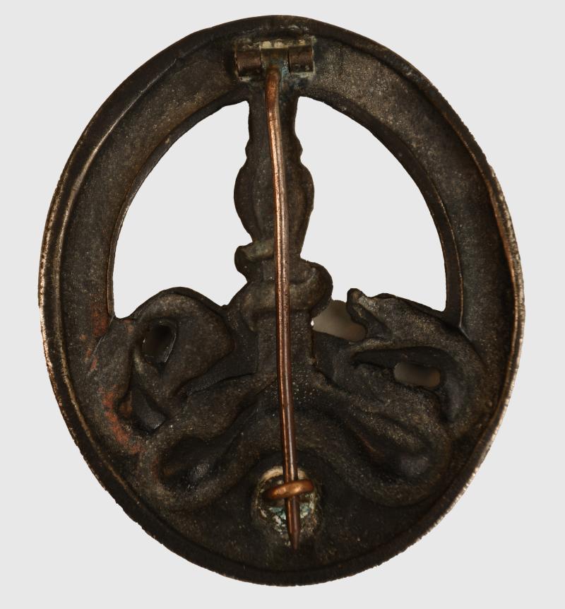 Regimentals | GERMAN WWII ANTI PARTISAN BADGE IN BRONZE.