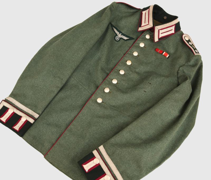 Regimentals | GERMAN WWII SMOKE TROOPS PARADE TUNIC.